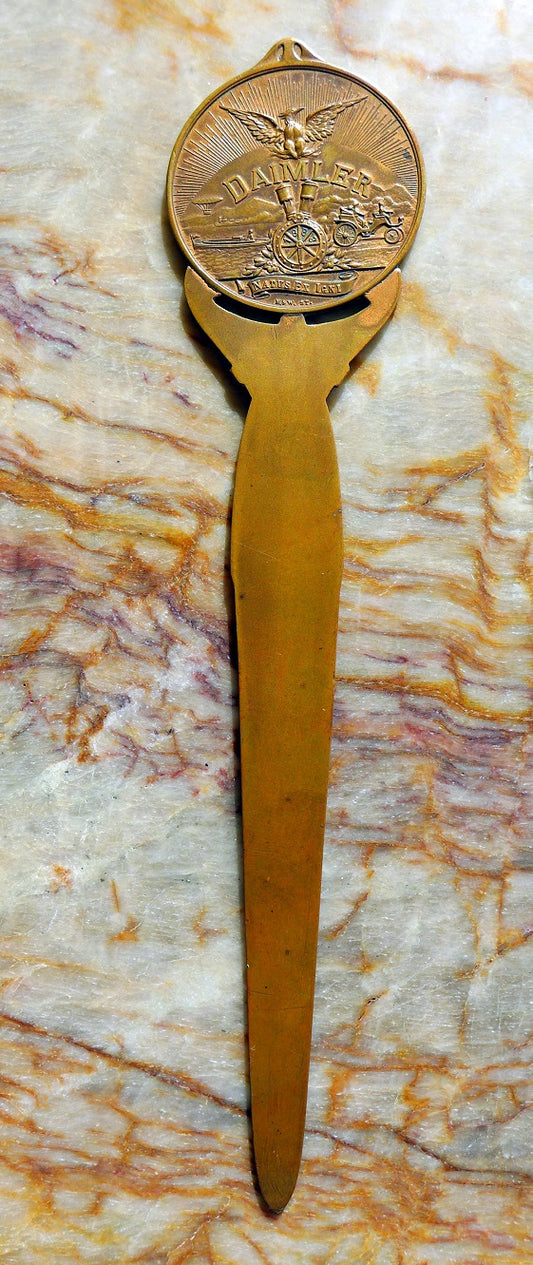 Daimler Commemorative Letter Opener – Vintage Auto Posters