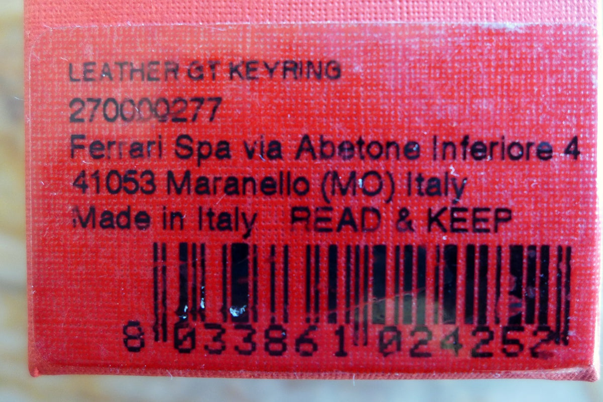 Ferrari Factory Original Key Fob NOS – Vintage Auto Posters