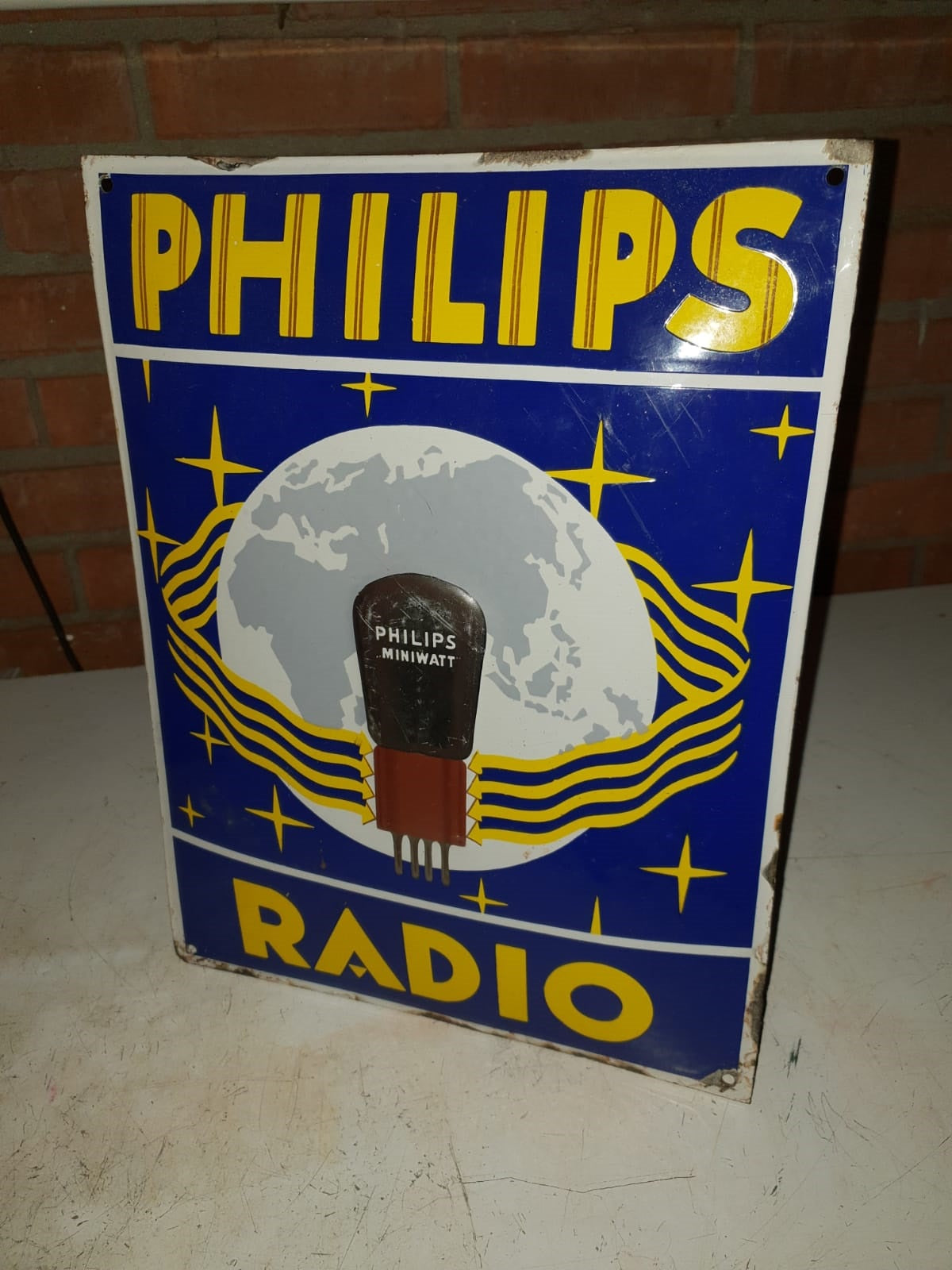 Philips Radio Tube Sign Wanted – Vintage Auto Posters